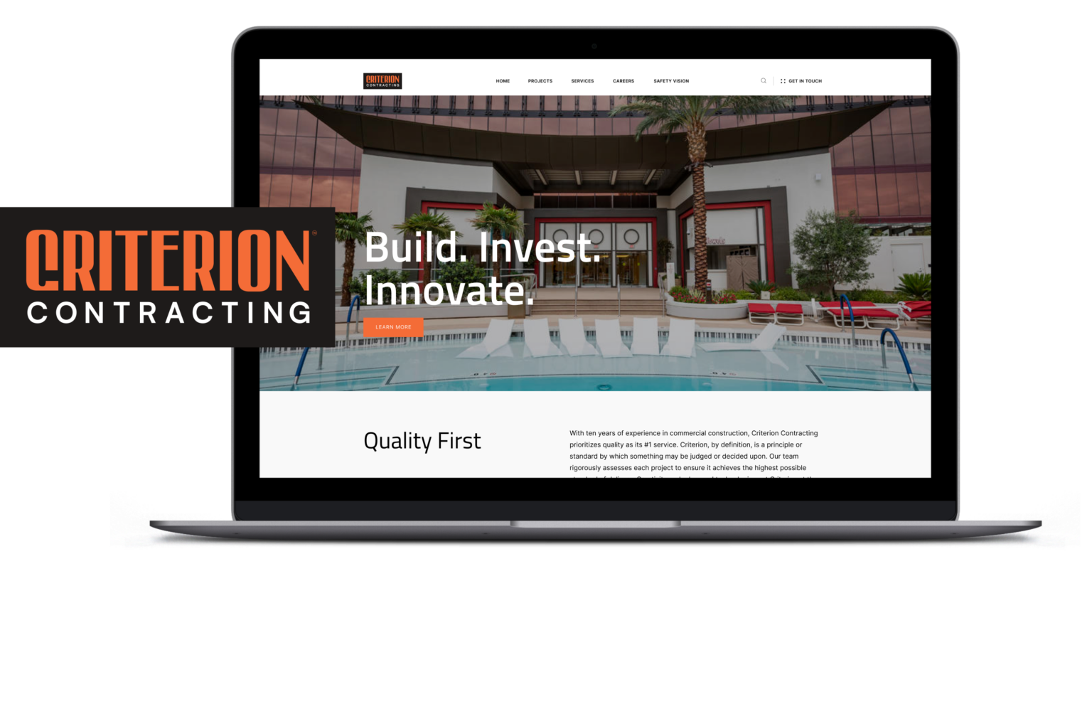 Criterion Contracting: Construction Website by SPARK